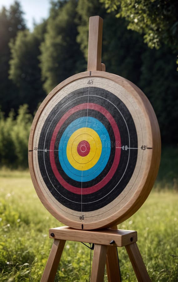Single Standing Archery Target on Which One Should Symbolically ...