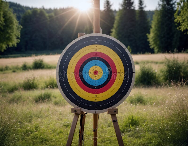 Single Standing Archery Target on Which One Should Symbolically ...