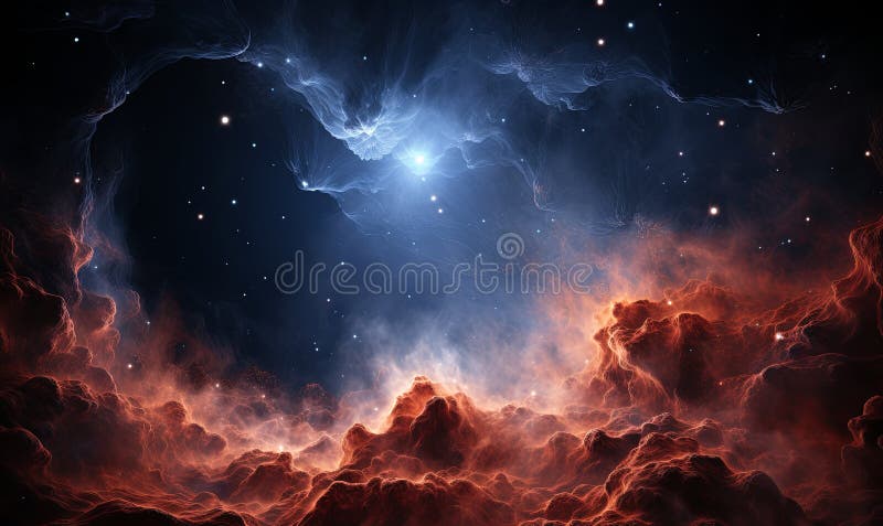 Bright Star Shining in the Night Sky Stock Photo - Image of phenomenon ...