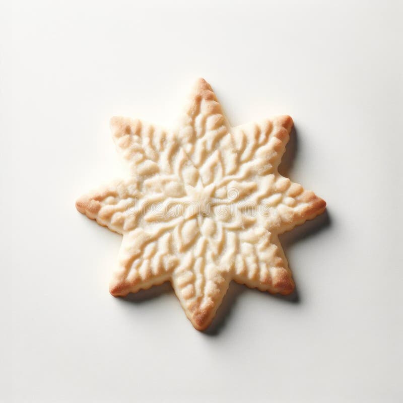 Single Star Shaped Cookie. Flat Lay. AI Generated Stock Illustration ...