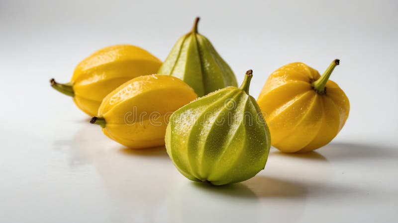 Single Starfruit Fruit Isolated in Pure White Backgrou Ai Generated ...