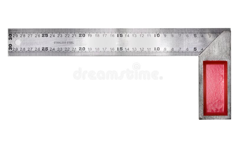 Single steel set-square stock image. Image of steel, center - 65202819
