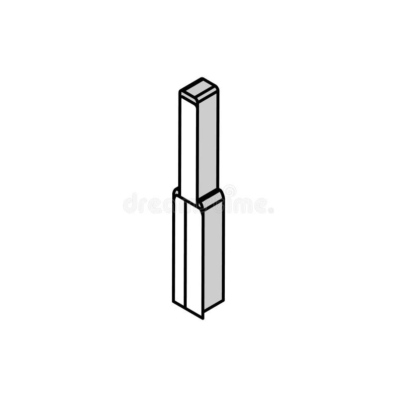 Single Strand Wire Isometric Icon Vector Illustration Stock Vector ...