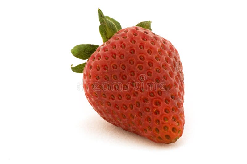Single Strawberry stock image. Image of nutritious, healthy - 10784835