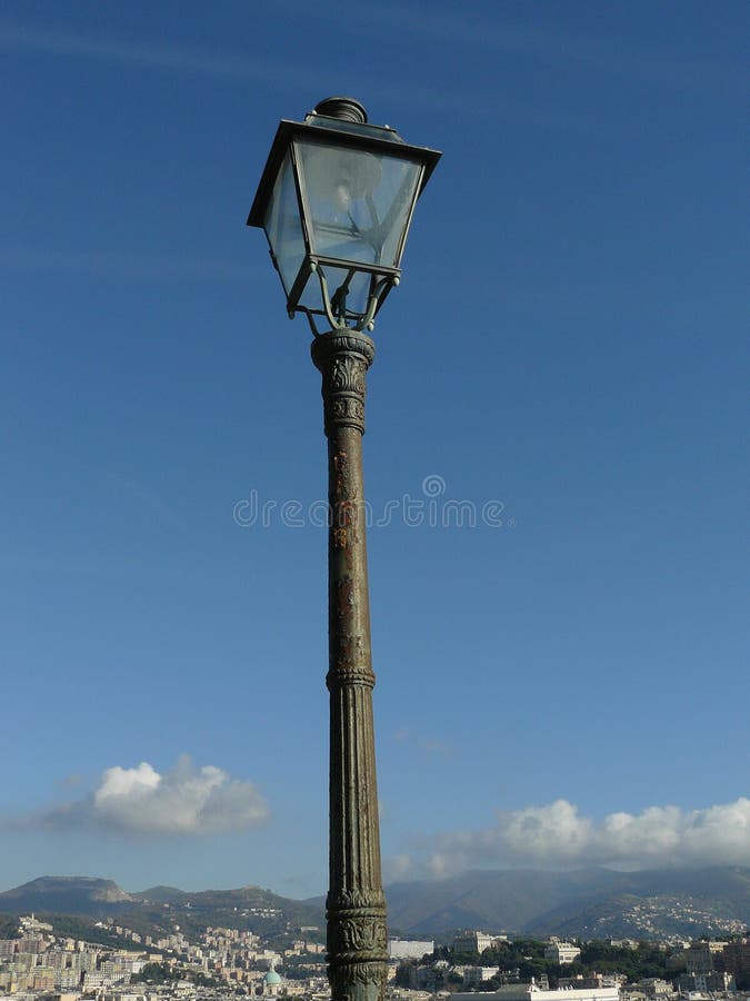 Single street lamp stock photo. Image of isolation, energy - 189701560