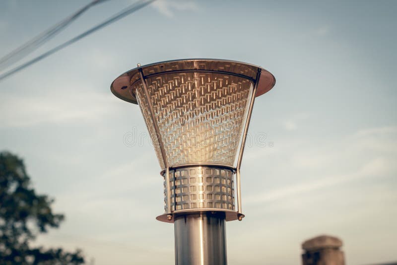 A Street Light and the Sky. Stock Image - Image of sunset, light: 159932201