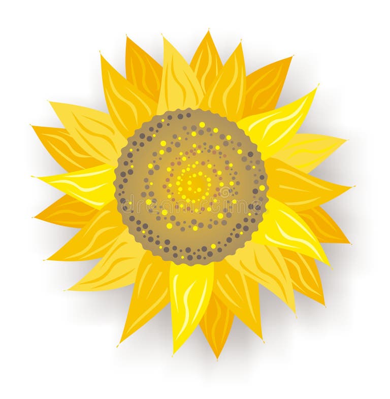 Single Sunflower Stock Illustrations – 10,744 Single Sunflower Stock ...