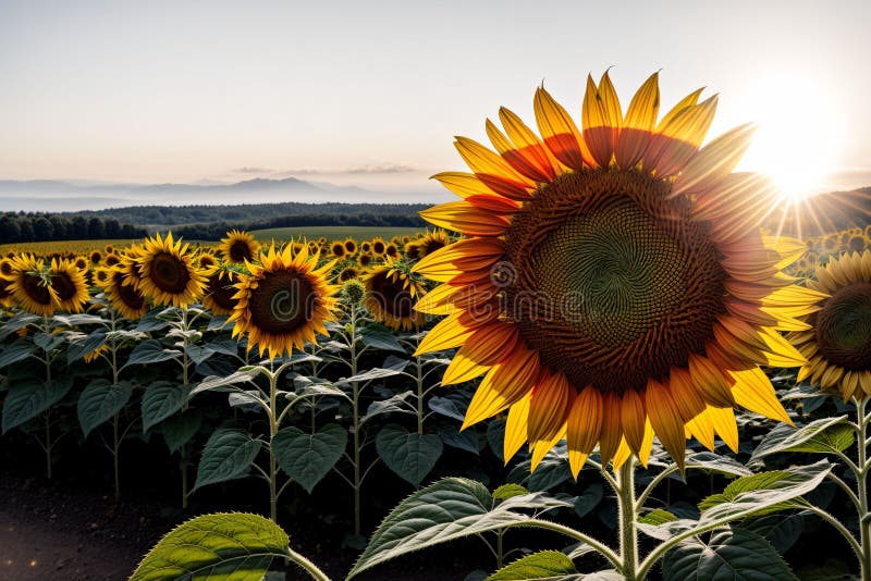 Radiant Sunflower Stock Illustrations – 174 Radiant Sunflower Stock ...
