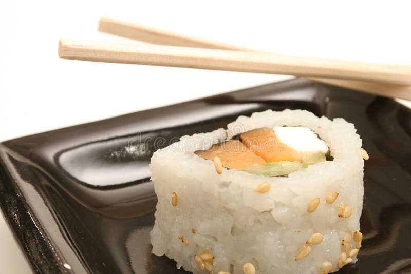 Single Sushi On White Level Picture. Image: 1941266