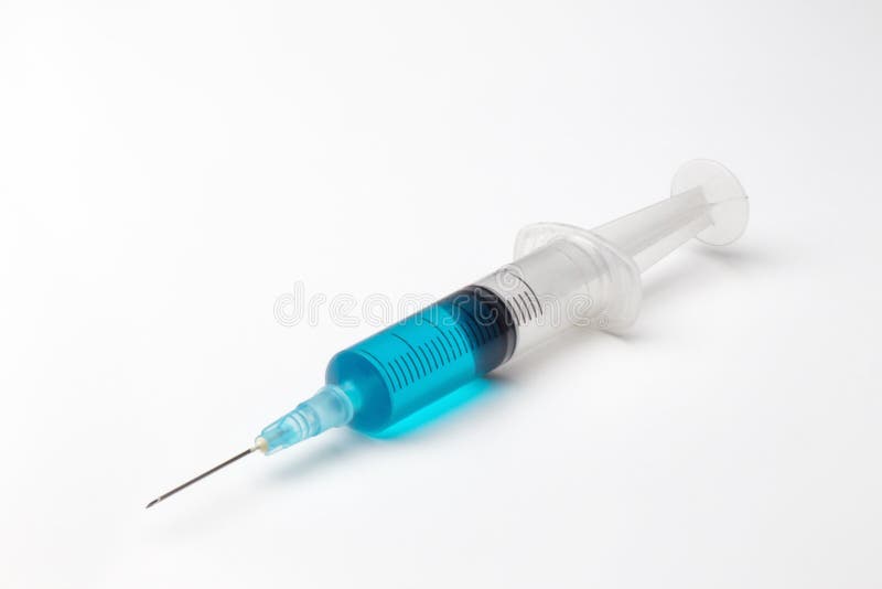Single syringe in white stock photo. Image of inject - 82313456
