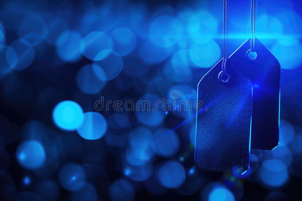 A Single Tag Hangs from a String, with a Simple and Elegant Design ...