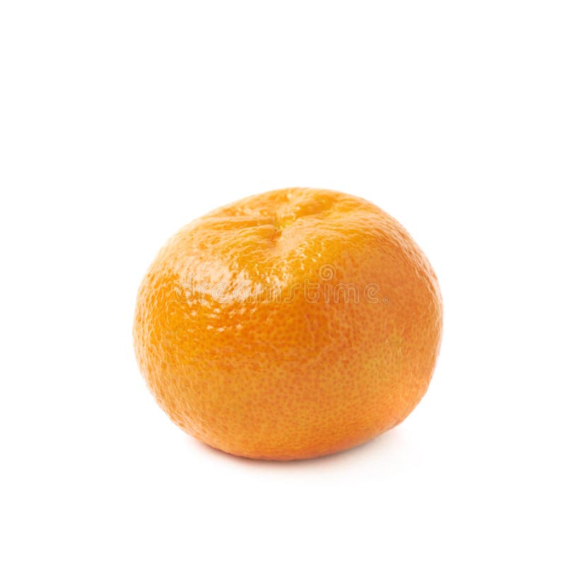 Single tangerine fruit stock photo. Image of juicy, food - 68538602