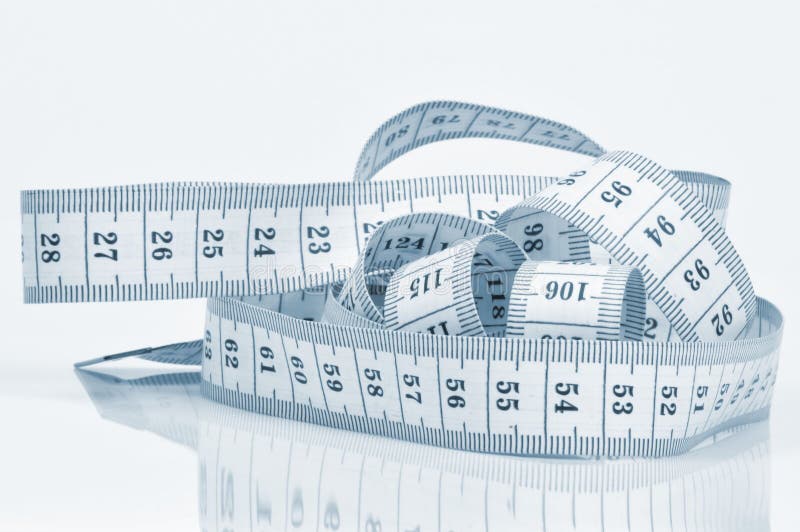 Single tape measure stock image. Image of healthy, slim - 66844617