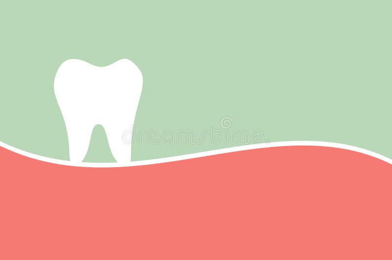 Single teeth flat sign stock vector. Illustration of design - 92459528