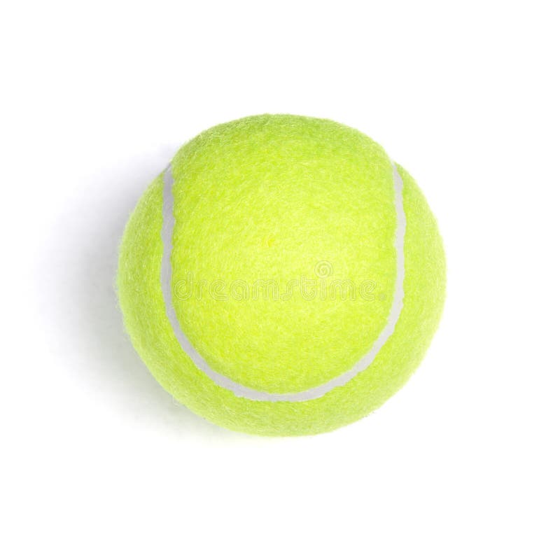 Single Tennis Ball on Blue Tennis Court Stock Photo - Image of court ...