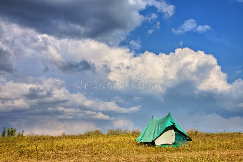 Tent stock image. Image of hike, backpacking, serene, country - 5906481