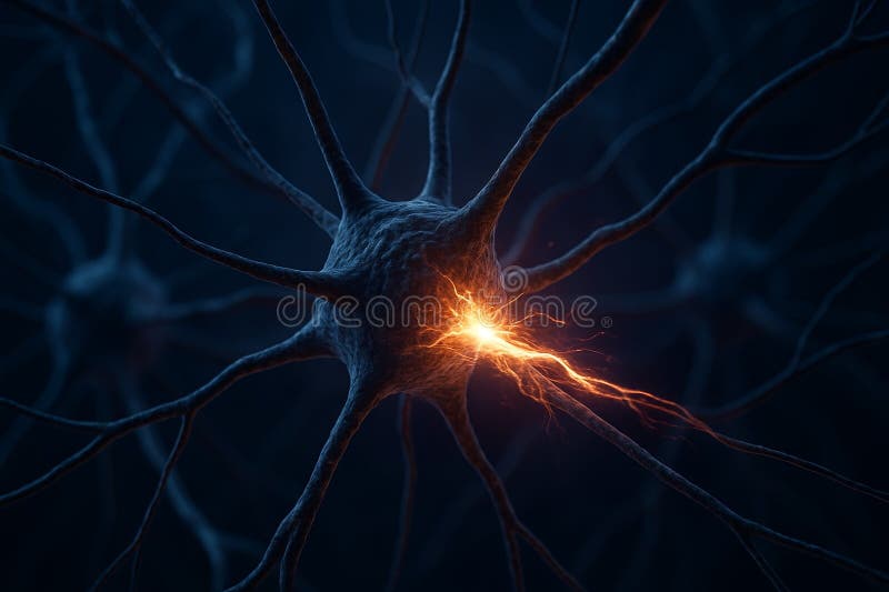 Single Brain Neuron Firing Person Stock Photos - Free & Royalty-Free ...