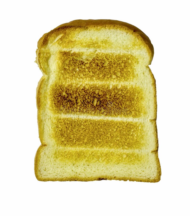 Single Toast Against White Background Food, Paper, Toast, Snack, Sliced ...