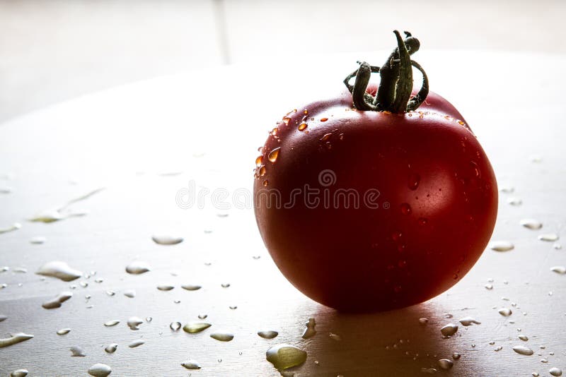 Single tomato stock image. Image of leaf, circle, basket - 56392077