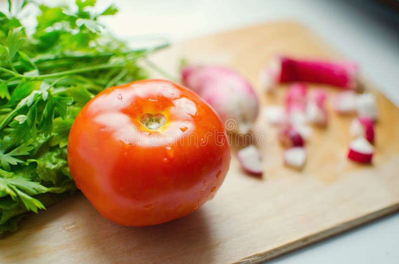 Single tomato stock photo. Image of summer, bright, lifestyle - 42823494