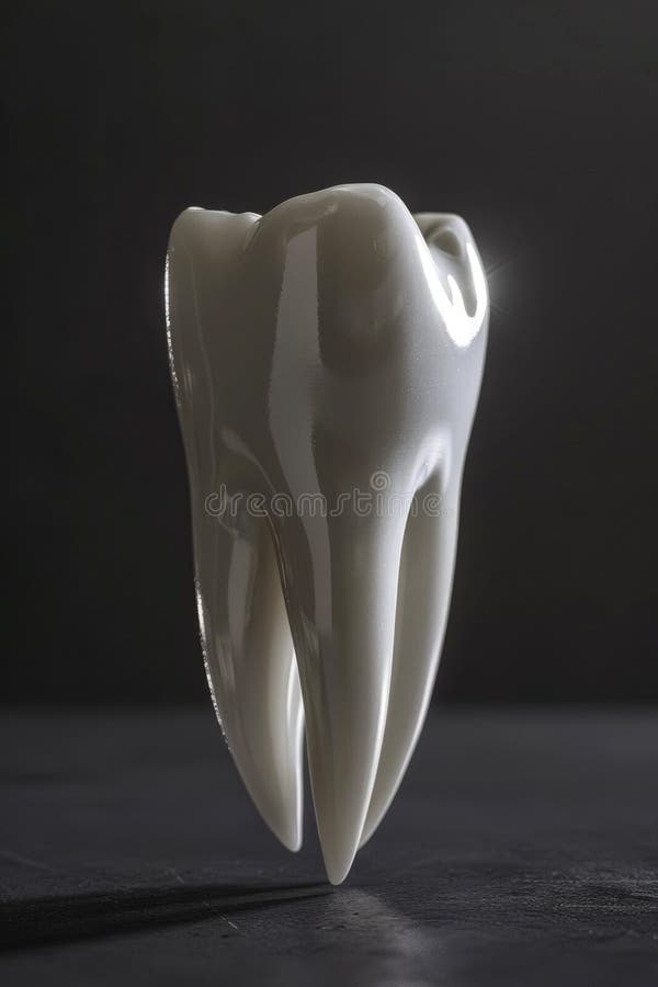 A Single Tooth Placed on a Table, Suitable for Dental or Medical ...