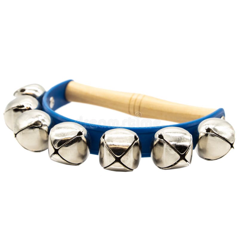 A Single Training Percussion Bell Rattle Stock Image - Image of ...