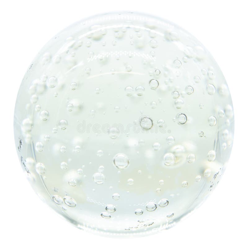 A Single Transparent Crystal Glass Ball Stock Photo - Image of telling ...