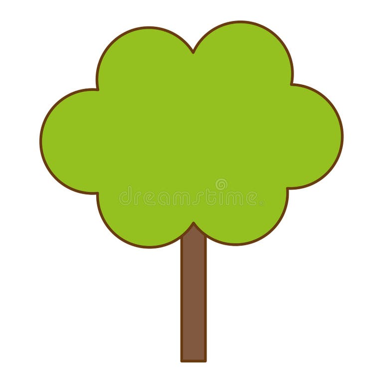 Single tree icon image stock illustration. Illustration of abstract ...