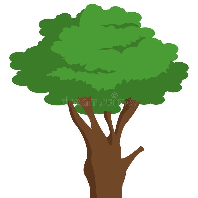 Single tree icon stock illustration. Illustration of autumn - 74079605