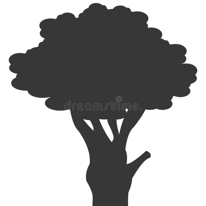 Single tree icon stock illustration. Illustration of religious - 74079635