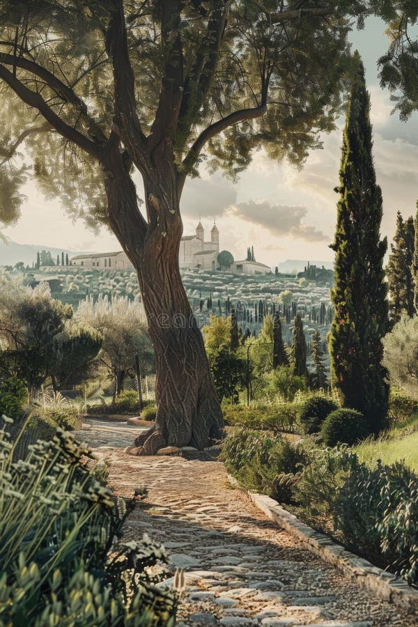 Single Tree Stands Tall Green Park Setting Stock Photos - Free ...