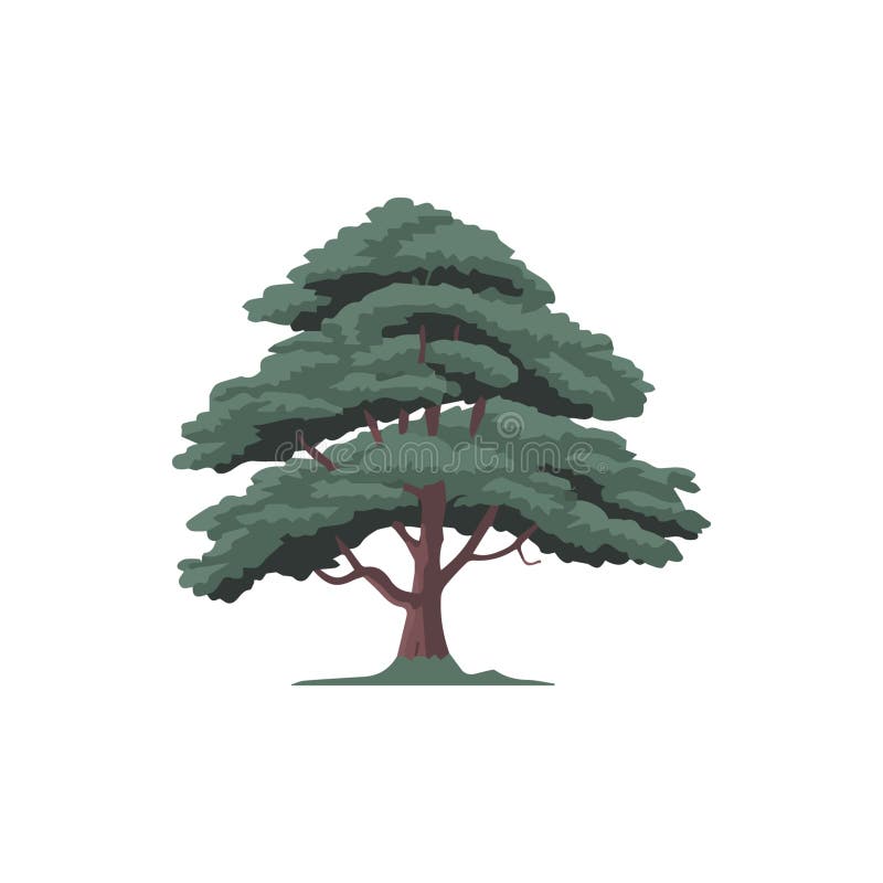 Single Tree Vector Art & Graphics Stock Illustration - Illustration of ...