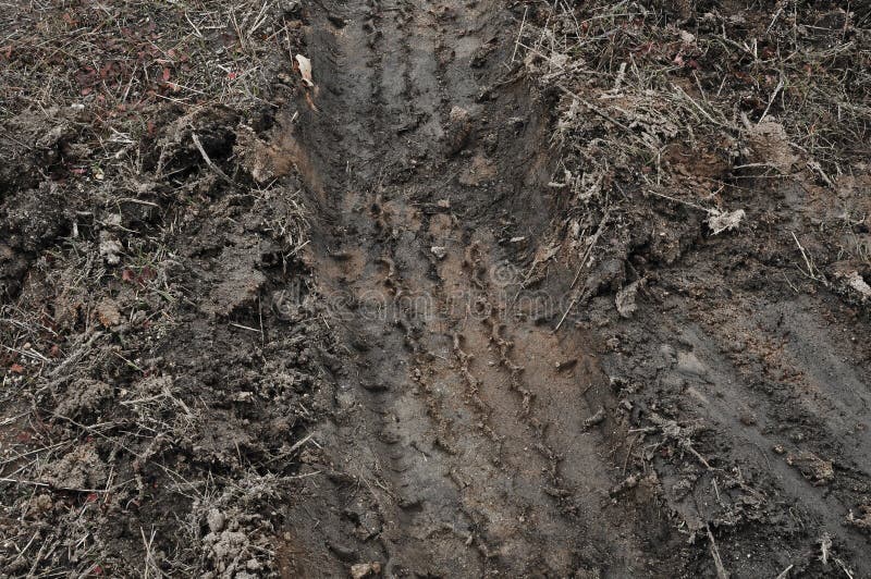 Mud Track Background stock image. Image of environment - 12250325