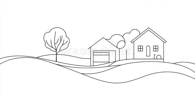 A Single Unbroken Line. a Modern Minimalist Residence. a Country Home ...