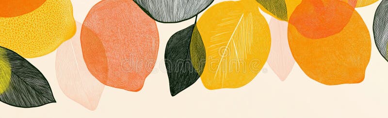 A Single, Unbroken Line of Oranges Featuring a Slice in the Center ...