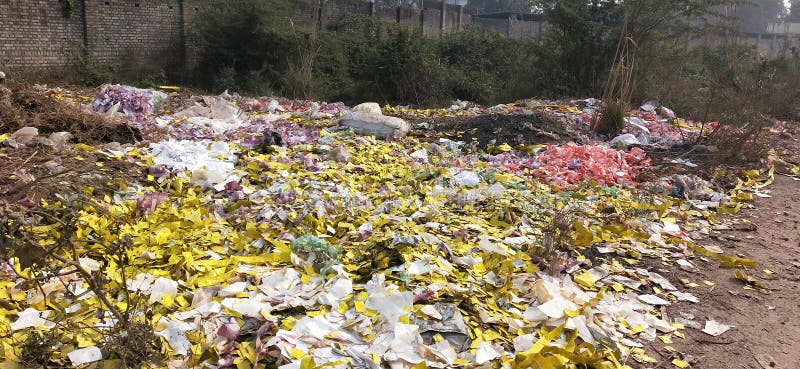 Single Use Pakaging Plastic Pollution Stock Image - Image of singleuse ...