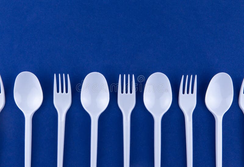 Single-use Plastic Objects, Ecological Pollution. Plastic Waste Stock ...