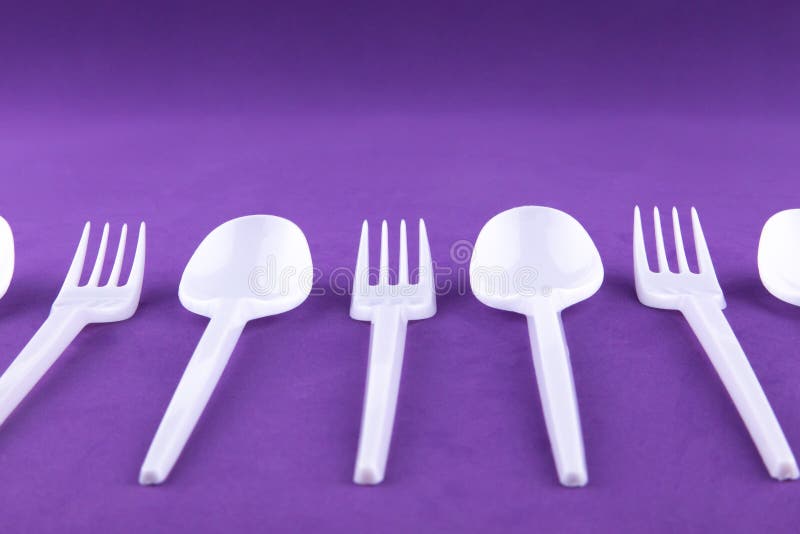 Single-use Plastic Objects, Ecological Pollution. Plastic Waste Stock ...