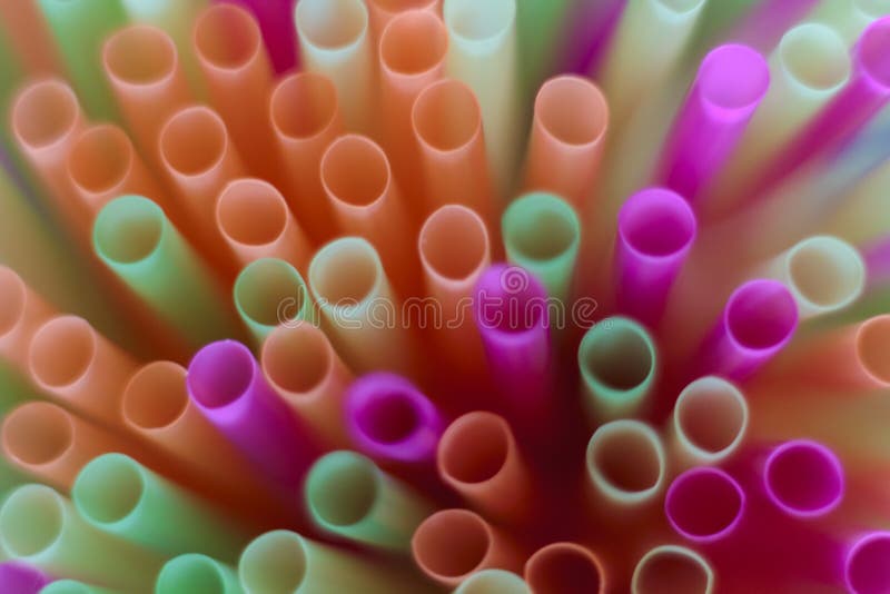 Single use plastic straws stock photo. Image of background - 142328210