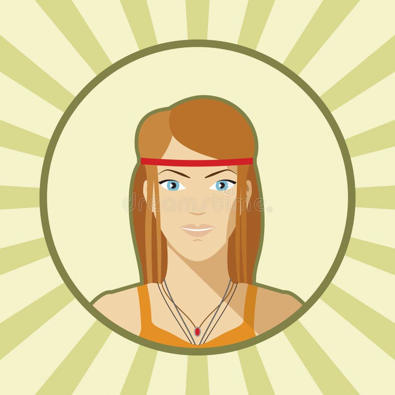 Single Vector Woman Avatar. Stock Vector - Illustration of avatar ...