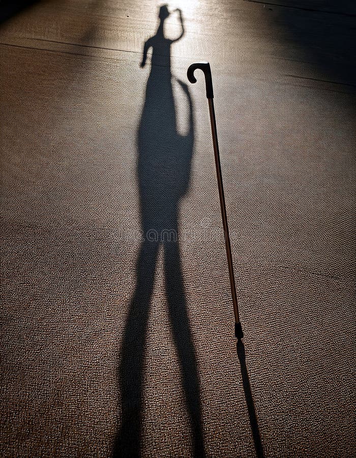 Strong Shadows Cast by a Single Walking Cane Celebrate Disability Pride ...