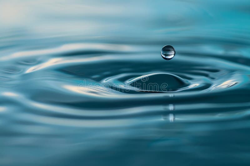 Water Droplet Ripples stock photo. Image of movement - 332936360