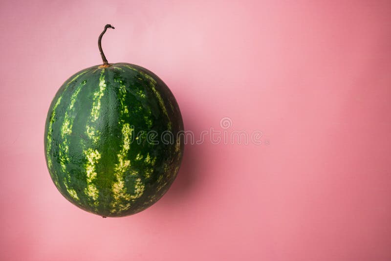 Single Watermelon Triangular Slice Isolated on White Background Stock ...