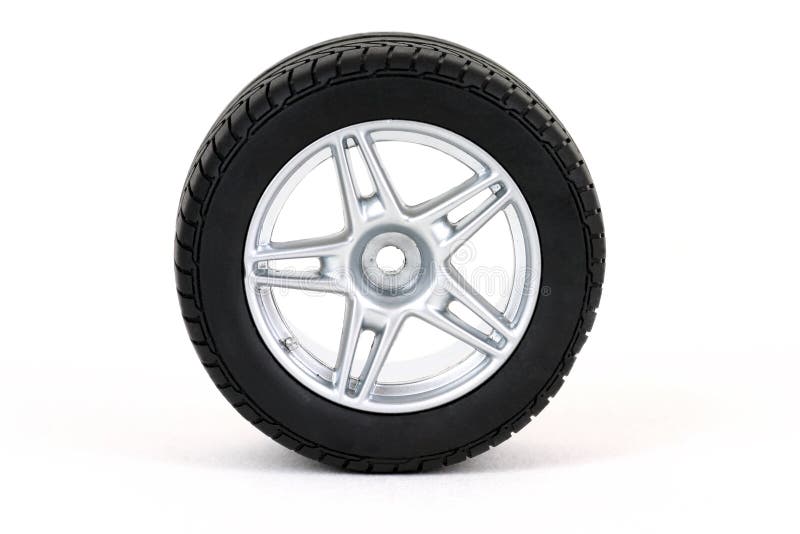 Single wheel isolated. stock photo. Image of automobile - 1923012