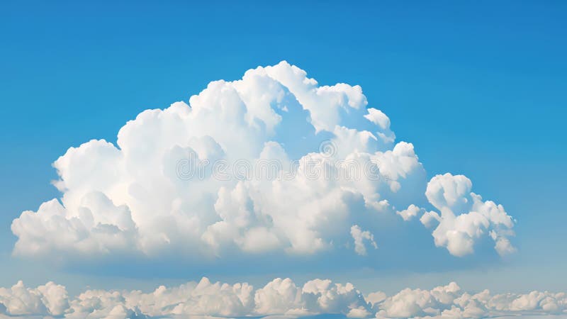 A Single Cloud in a Dark Sky Stock Video - Video of phenomenon ...