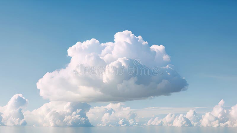 A Single Cloud in a Dark Sky Stock Video - Video of phenomenon ...