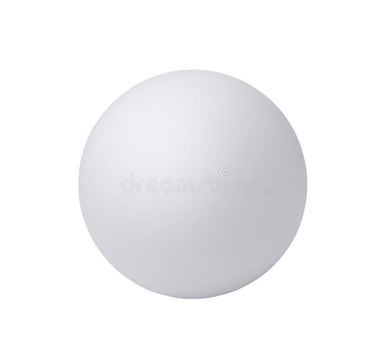 Single White Ping Pong Ball Stock Photo - Image of match, ball: 326493640