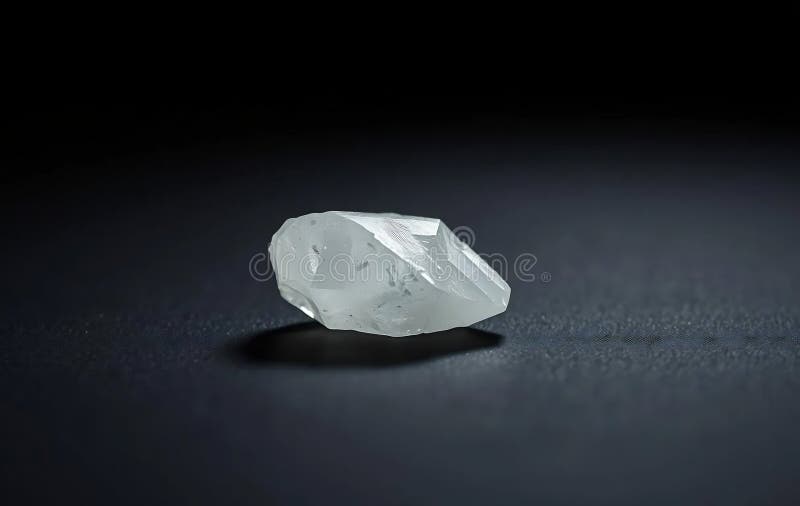Single White Quartz Crystal Stock Illustration - Illustration of ...