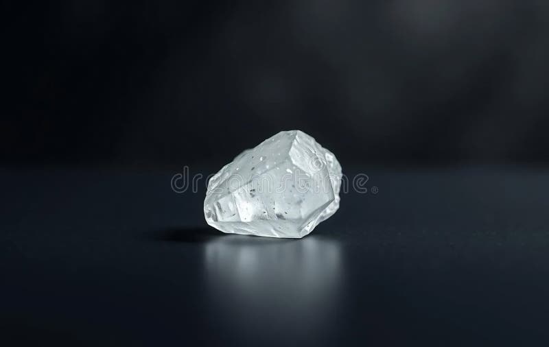 Single White Quartz Crystal Stock Illustration - Illustration of ...