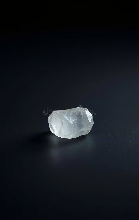 Single White Quartz Crystal Stock Illustration - Illustration of ...